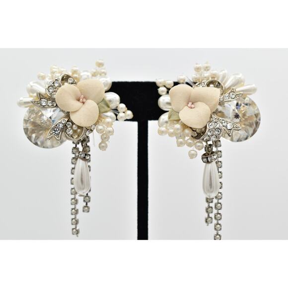 Nicole Mintzes | Jewelry | Nicole Mintzes Vintage Clip On Flowe ...